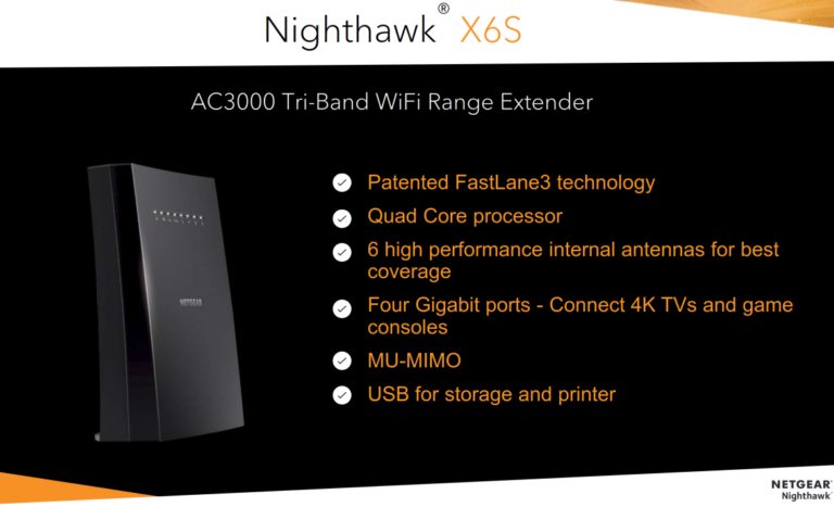 Test: Netgear Nighthawk X6S EX8000 Tri-band Extender - SENSES